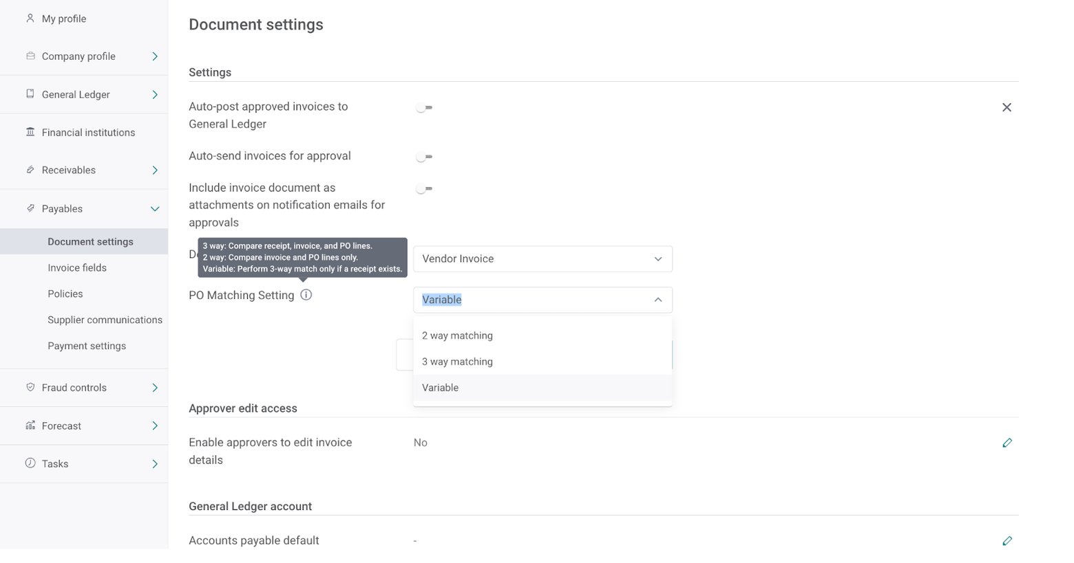 Purchase Order Matching Workflow