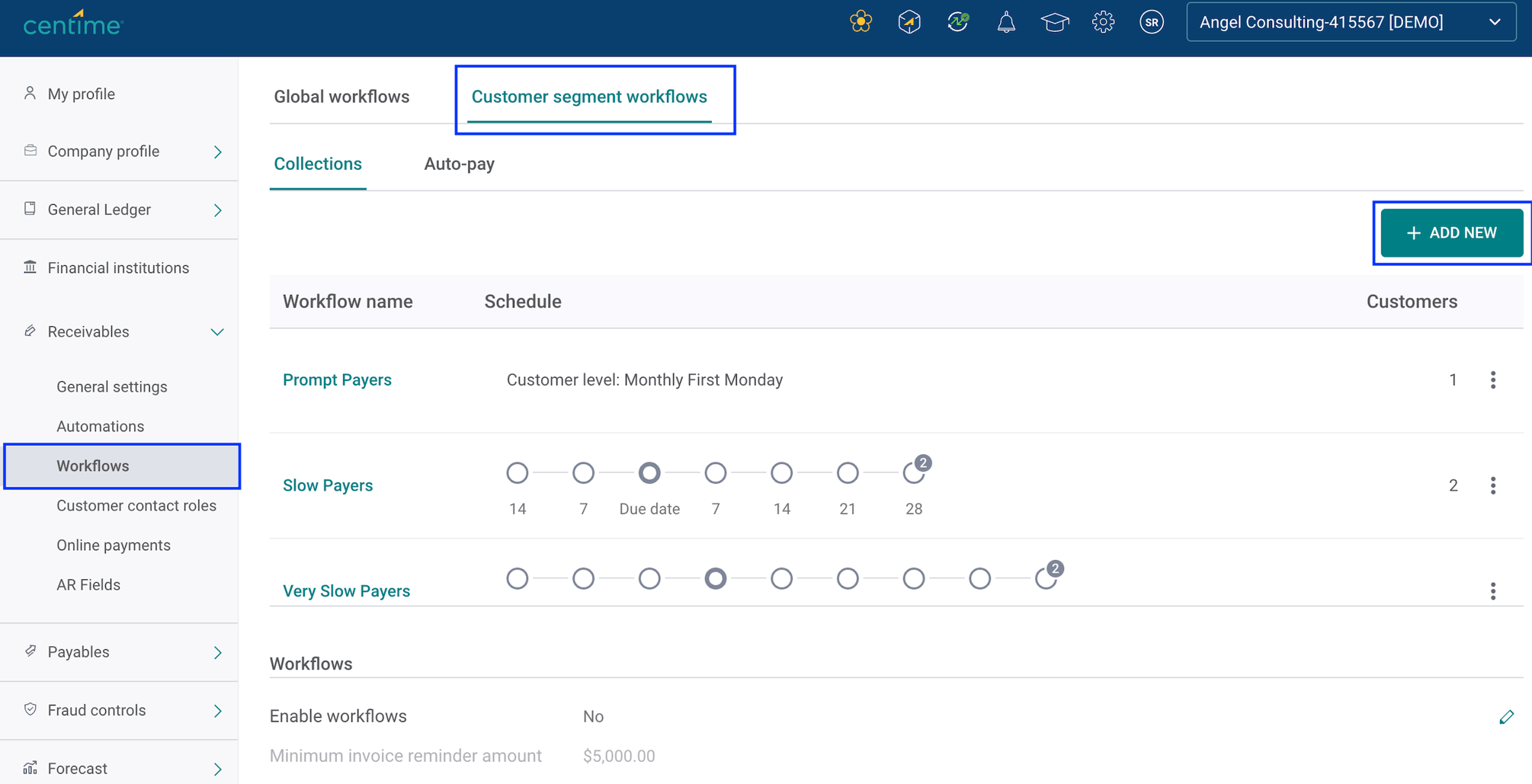 Workflow Basics and Invoice-level Workflows